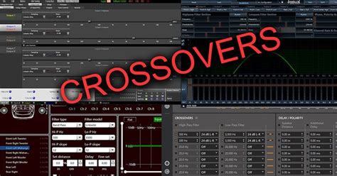 DSP 101 The Importance Of Crossover Adjustments