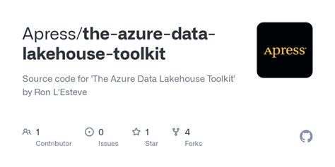github apress the azure data lakehouse toolkit source code for the