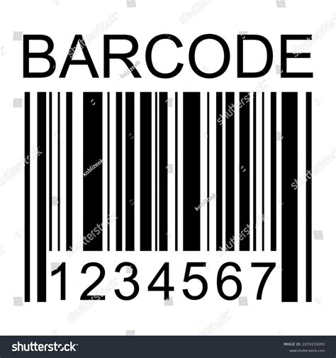 Barcode Vector Icon Bar Code Web Stock Vector Royalty Free 2274119293
