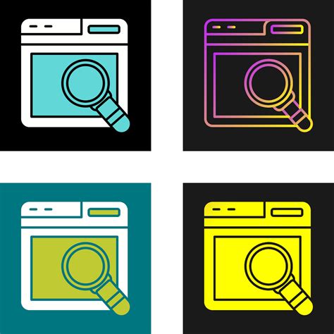 web search vector icon 26682185 vector art at vecteezy