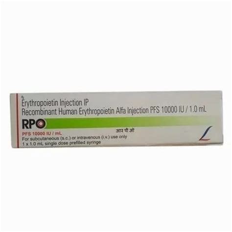 Rpo 10000iu Injection At Best Price In Pune By Rxco Private Limited