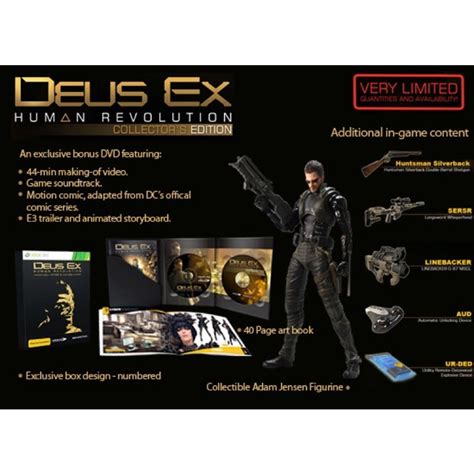 Deus Ex Human Revolution Collectors Edition Shopee Malaysia
