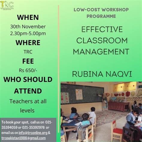 Effective Classroom Management Trc