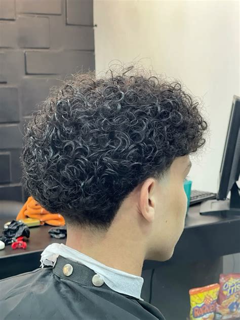 Low Taper Fade Curly Hair Taper Fade Curly Hair Men Haircut Curly