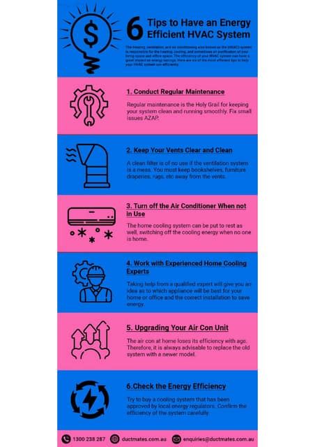 6 Tips To Have An Energy Efficient Hvac System Pdf