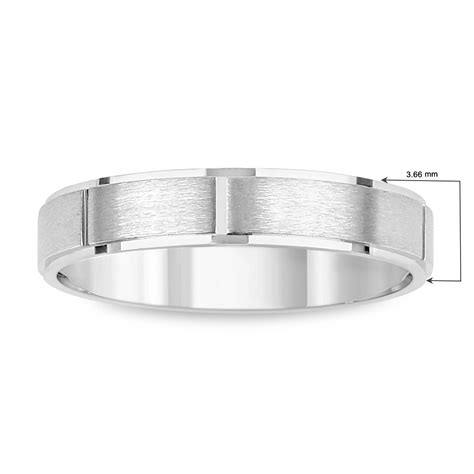 Curve Slash Platinum Band For Her Candere By Kalyan Jewellers