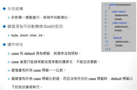 [ java ] 條件 分支控制 flow control branching statement