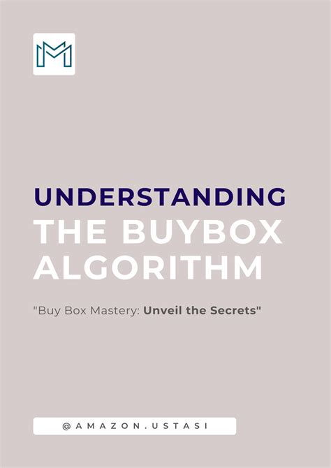 Understanding The Buybox Algorithm E Book Etsy
