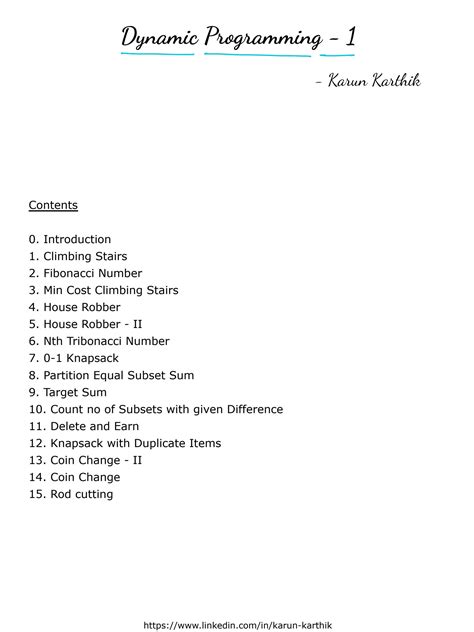 Solution Dynamic Programming Notes Part 1 Animated Studypool