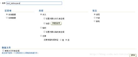 Oracle11gr2创建表空间oracle11g创建tablespace Csdn博客