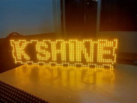 Rectangle Led Dot Matrix Display Board At ₹ 1950 Sq Ft In Bhubaneswar