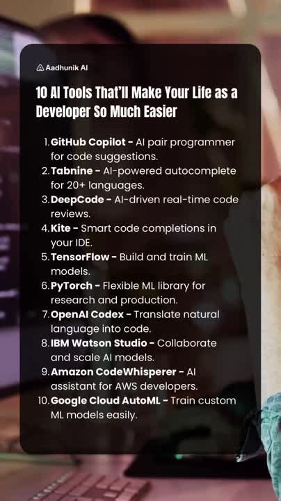 aadhunik ai on linkedin artificialintelligence developertools techinnovation aiforcoding…