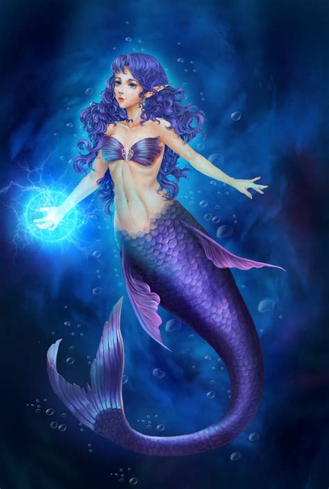 Mermaid 薇 滕 Mermaid Artwork Beautiful Mermaids Mermaid Pictures