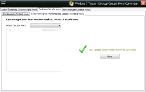 windows 7 tweaks desktop cascade context menu custom puw