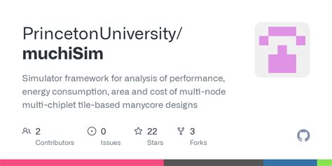 Github Princetonuniversity Muchisim Simulator Framework For Analysis Of Performance Energy