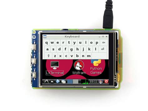 Inch RPi LCD B WS Resistive Touch Screen TFT LCD For Raspberry Pi