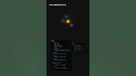 Atom Animation Coding Frontendcourse Webdesign Webdevelopment