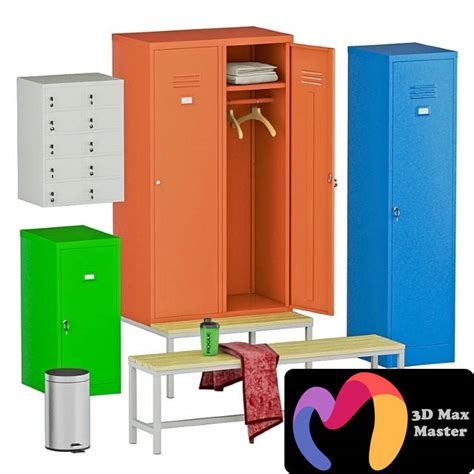 Locker Room Set 3dmaxter