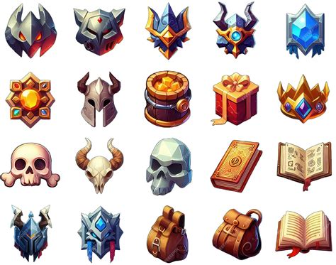 Medieval Rpg Game Objects Inventory Icon Pack Premium Ai Generated Image
