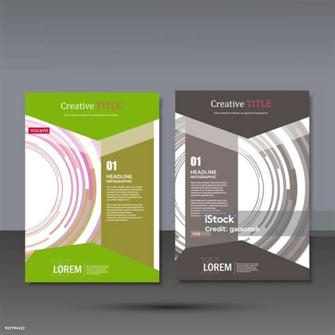브로셔 포스터 응용 프로그램 및 온라인 서비스에 대 한 설정된 서식 파일 개념에 대한 스톡 벡터 아트 및 기타 이미지 개념 기업 비즈니스 디자인 Istock