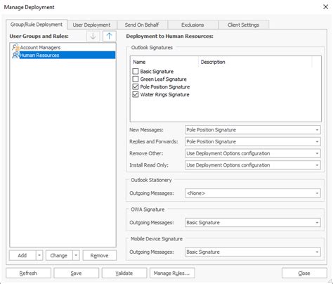 Manage Deployment