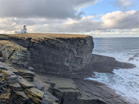 The Lighthouse At The Western Tip Of The Brough Of Birsay The