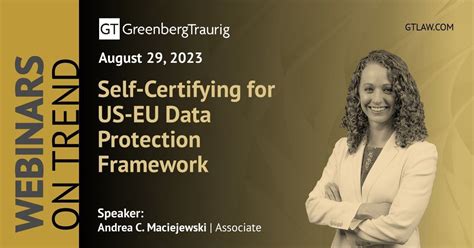Educational Event Self Certifying For Us Eu Data Protection Framework