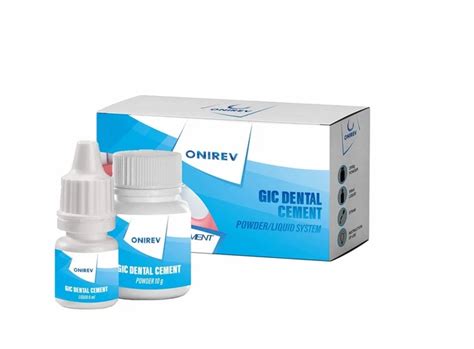 Onirev Glass Ionomer Cement Gic Dental Powder Liquid System Brand New