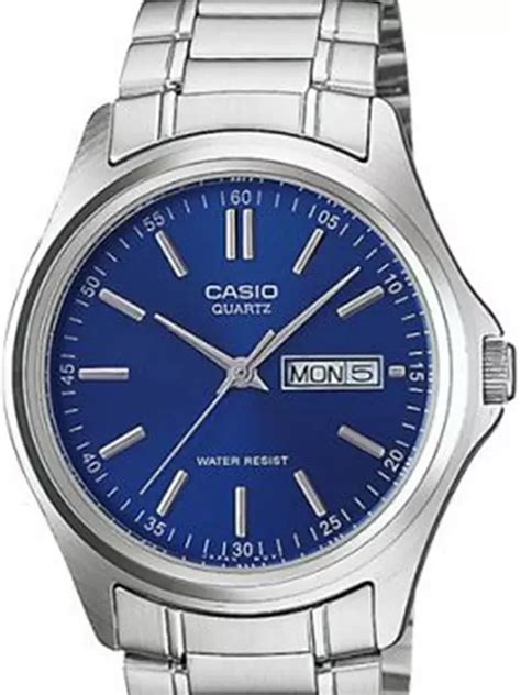 Casio Unisexs Watches Mtp 1239d 2adf Blue Central Online