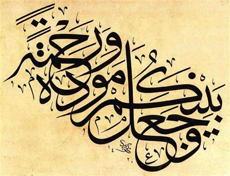 ﴿وَمِنْ آيَاتِهِ أَنْ خَلَقَ لَكُم مِّنْ أَنفُسِكُمْ أَزْوَاجًا لِّتَسْكُنُوا إِلَيْهَا وَجَعَلَ