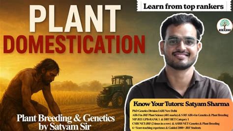 Plant Domestication Evolution Of Modern Agriculture Pdf