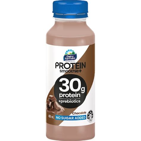 Dairy Farmers Protein Smoothie Drink Chocolate 400ml Woolworths