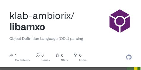 GitHub Klab Ambiorix Libamxo Object Definition Language ODL Parsing