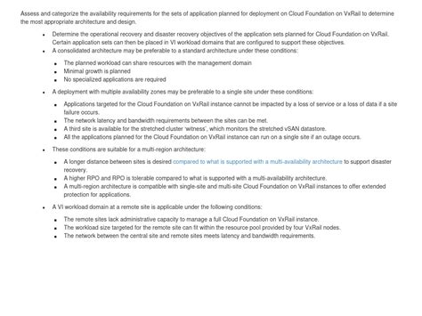 Architecture And Design Considerations Vmware Cloud Foundation 5 2 On Vxrail Planning And Prep