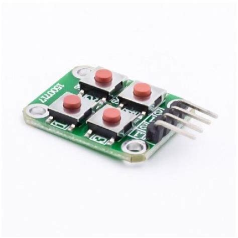 4 Push Button Keyboard Module Features Small In Size Hence Save