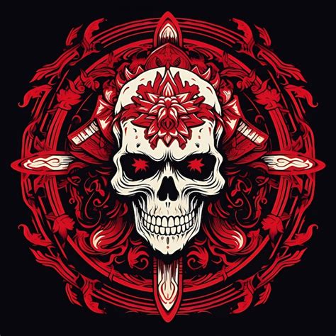 Skull Vector Illustration Premium Ai Generated Vector