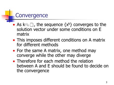 Ppt Iterative Solution Methods For Efficient Convergence To Solution