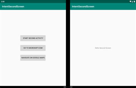 두 번째 화면에서 의도 시작 샘플 Dual Screen Microsoft Learn