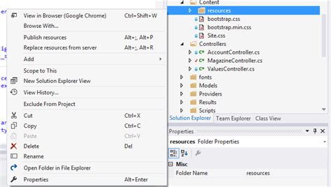 Asp Net Visual Studio Ignoring New Folders Files Stack Overflow