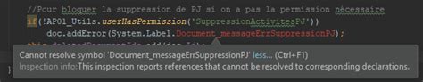 Metadata IntelliJ Can T Resolve Symbol After Adding A Label Salesforce Stack Exchange