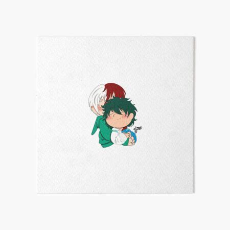 Tododeku Cuddles Art Board Print By Juice Draws Redbubble