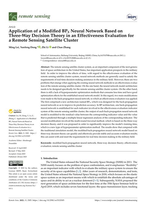 Pdf Application Of A Modified Bps Neural Network Based On Three Way