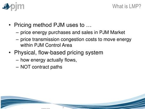 PPT Nodal Pricing In An LMP Energy Market PowerPoint Presentation ID