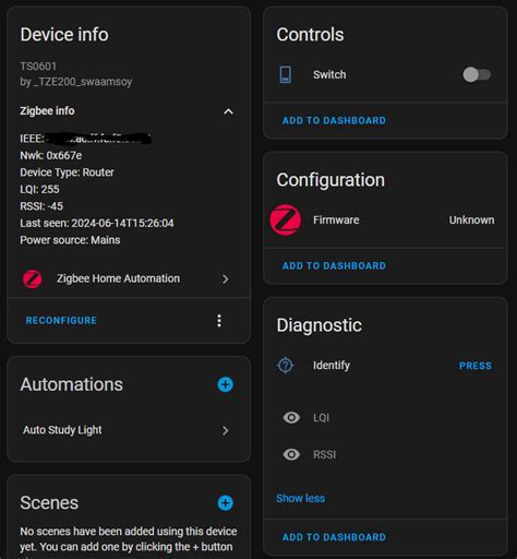Zigbee Dimmer In Zha But Not Working Zigbee Home Assistant Community