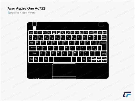 Acer Aspire One AO Cut File Template CutFileLabs