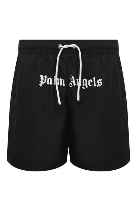 Мужские черные плавки-шорты PALM ANGELS купить в интернет-магазине ЦУМ ...