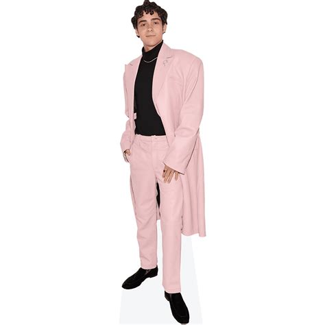 Joshua Bassett Pink Suit Mini Cardboard Cutout Standee