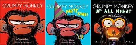 Grumpy Monkey Books Set Grumpy Monkey Grumpy Monkey Party Time Grumpy Monkey Up All Night
