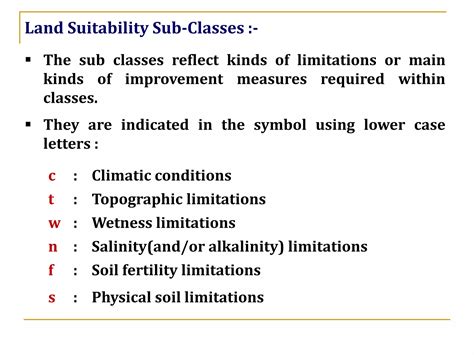 Land Suitability Classification Pdf