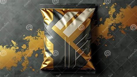 Stylish Grain Packaging Design With Scattered Seeds Stock Illustration